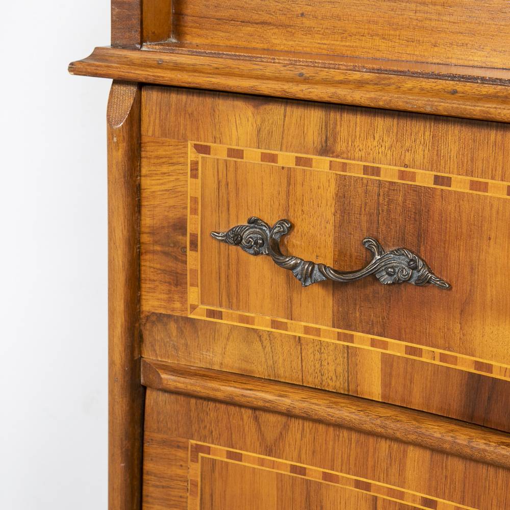 Intarsien Nussbaum Sekretär - Möbel Zürich